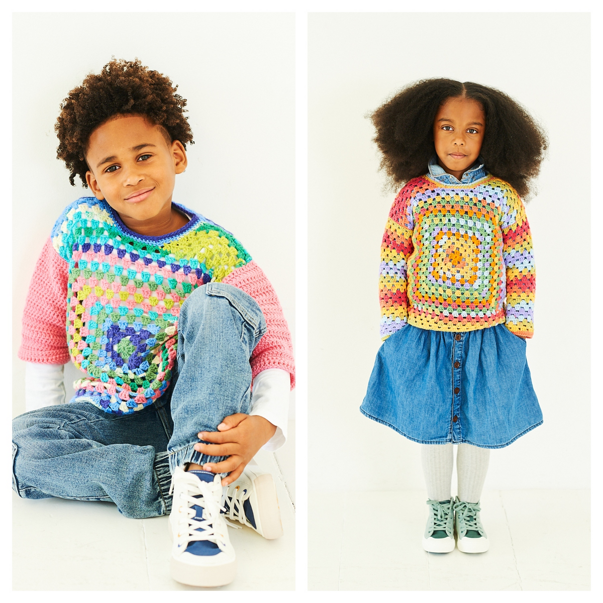 Stylecraft Wondersoft Merry Go Round DK Crochet Sweaters Pattern 10196 ...