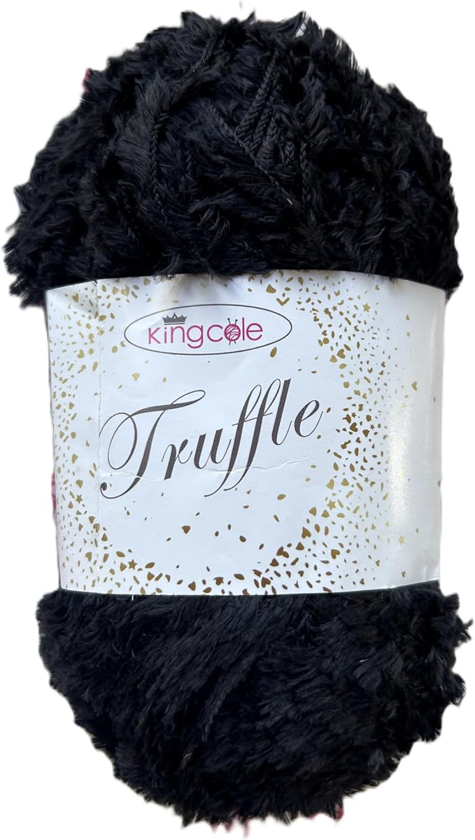 5 x 100g King Cole Truffle DK - Black 4376 – Littlewoolshop.com