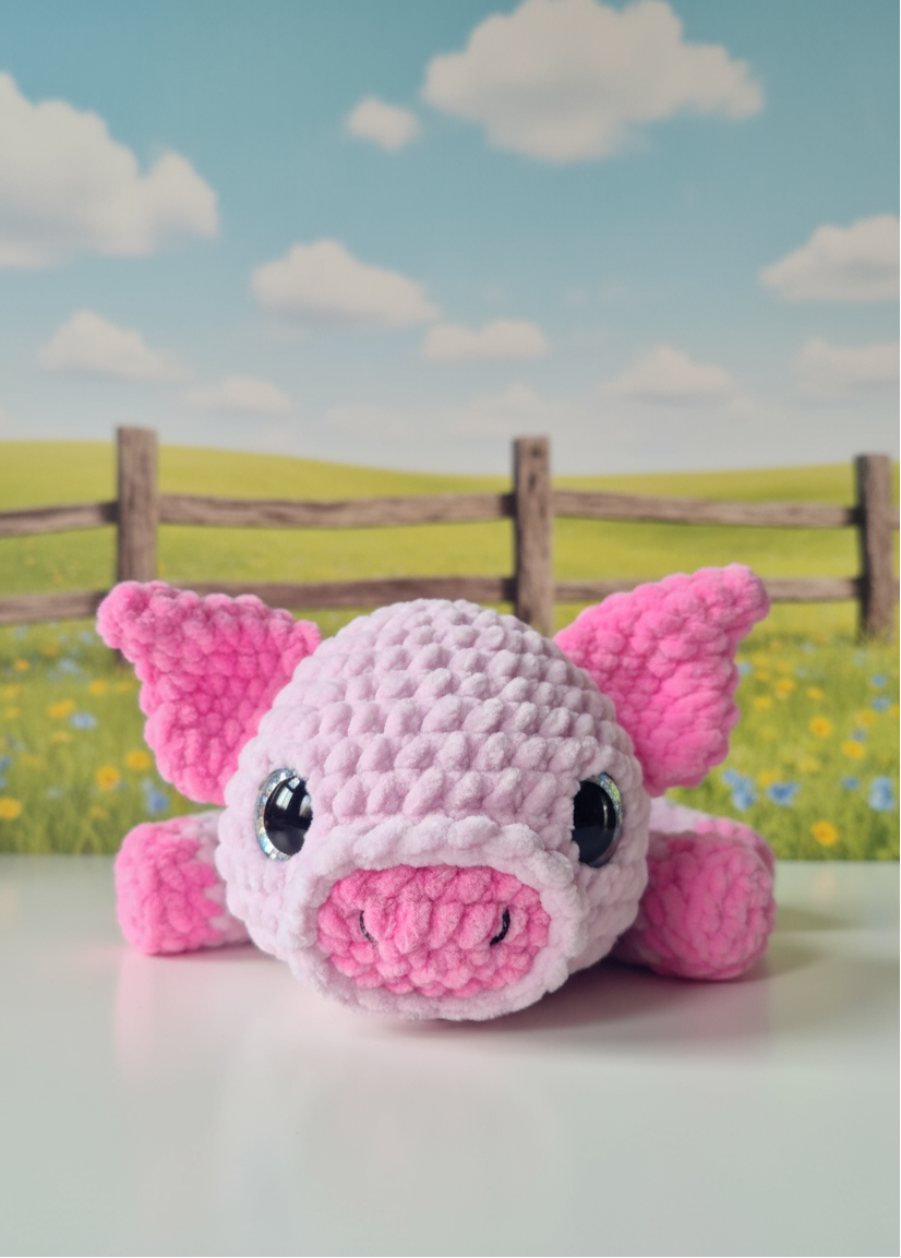 LittleWoolShop Snuggle Puff Chunky Penny The Pig Pattern 02 ...