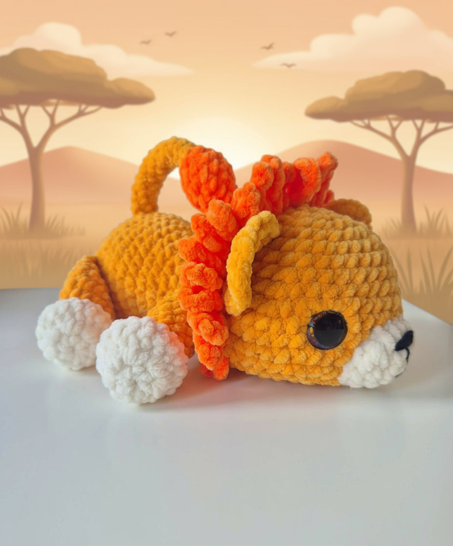 LittleWoolShop Snuggle Puff Chunky Lincoln The Lion Pattern 04 ...