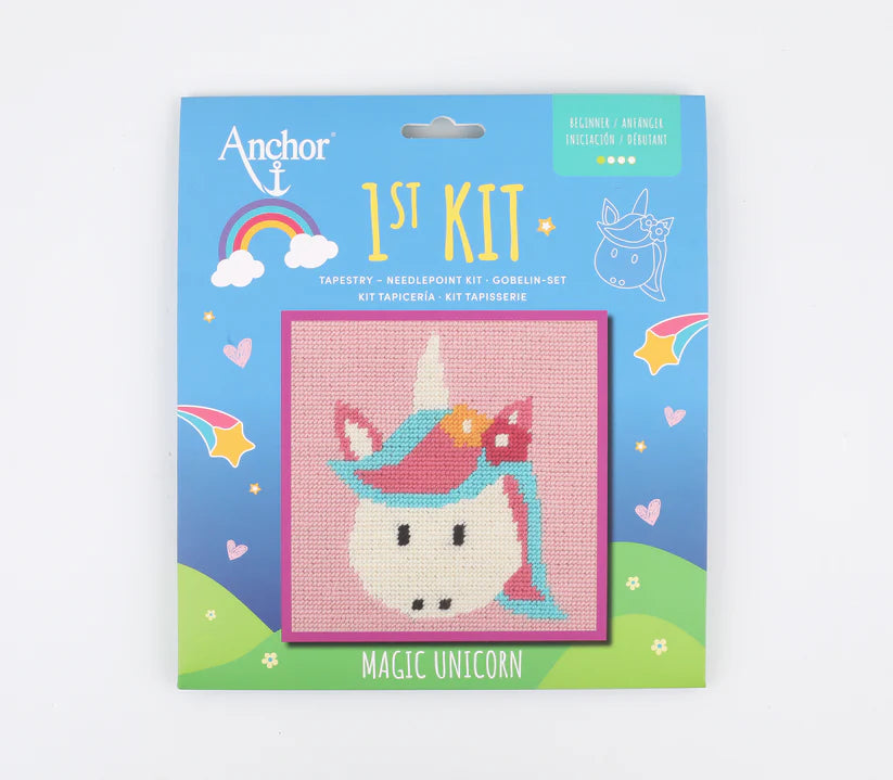 Anchor Mini My First Tapestry Stitch Kit - Magic Unicorn ...