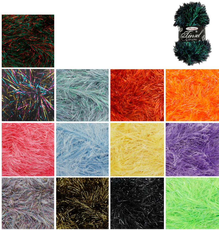 King Cole Tinsel Chunky 50g – Littlewoolshop.com