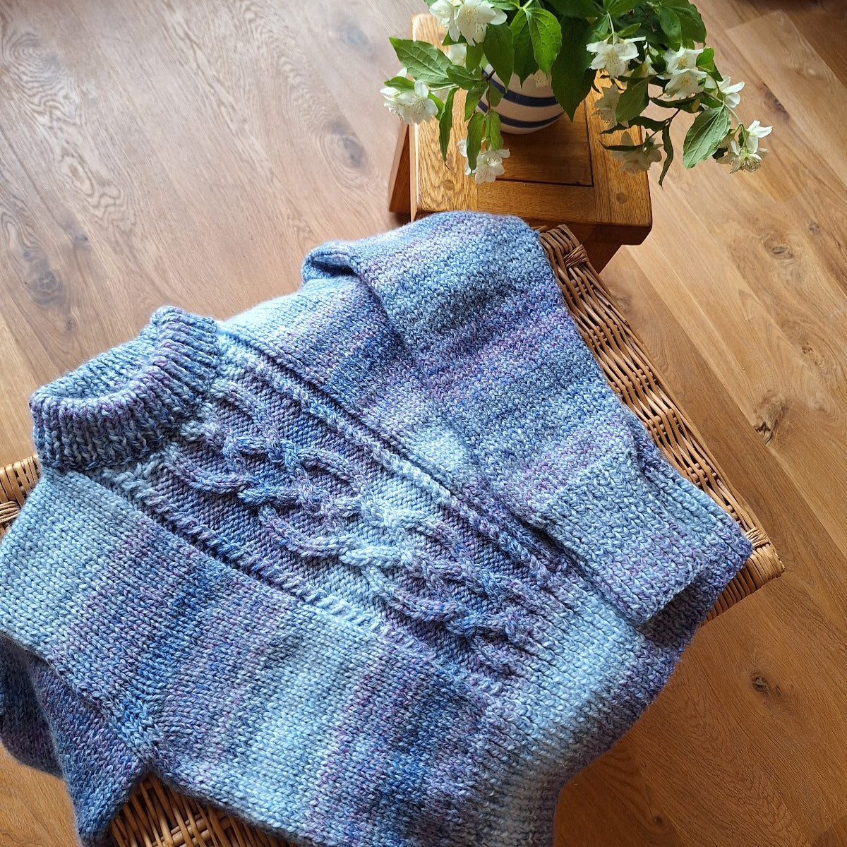 Woolcraft Pebble Chunky Cable Sweater Pattern WC3001 – Littlewoolshop.com