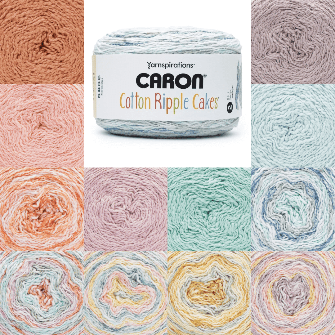 Caron Cotton Ripple Cakes DK 240g – Littlewoolshop.com