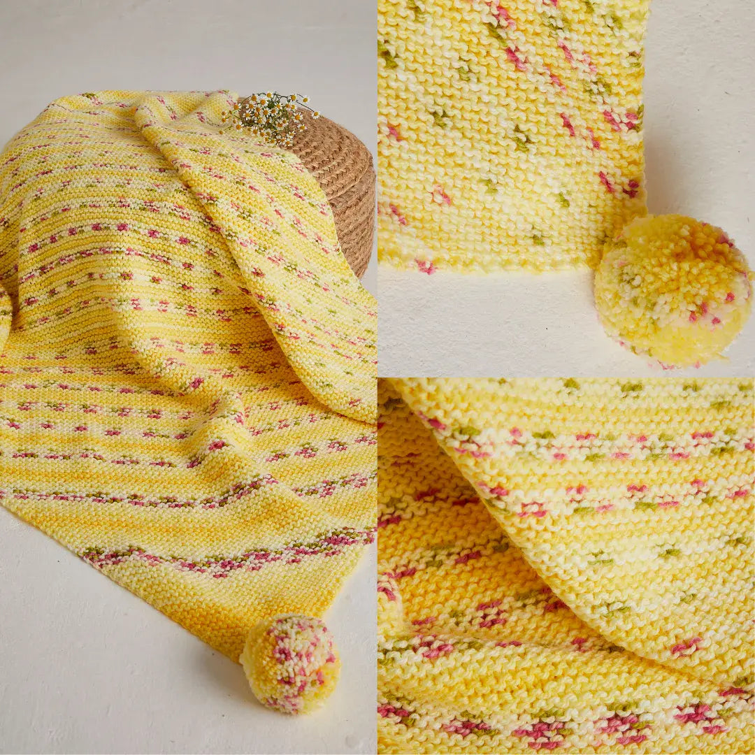 Hayfield Baby Blossom Chunky Blanket Pattern 5575 – Littlewoolshop.com
