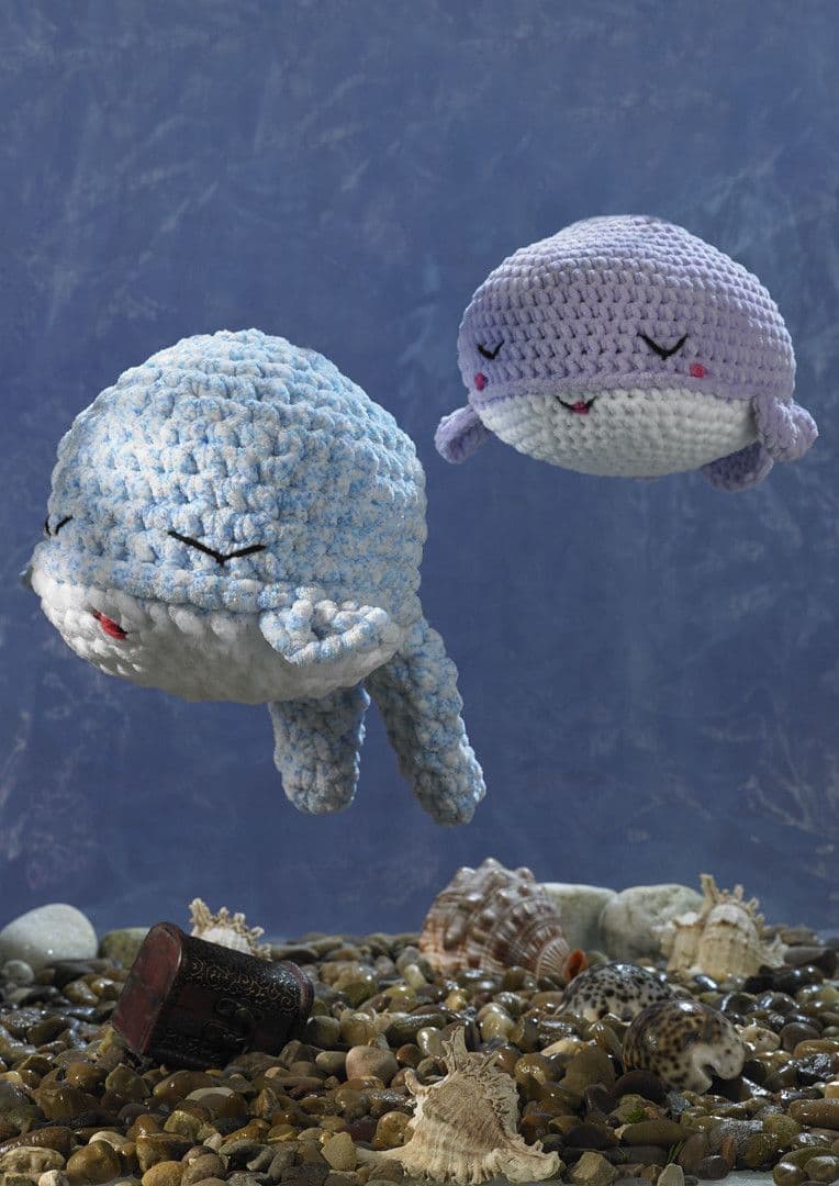 James C Brett Flutterby Chunky Crochet Wendi & Willow Whale Pattern ...