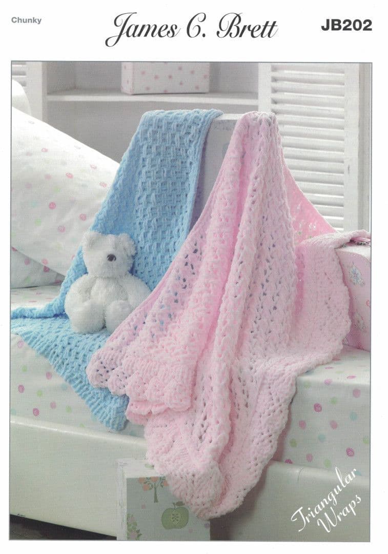 James C Brett Flutterby Chunky Wraps Pattern JB202 – Littlewoolshop.com