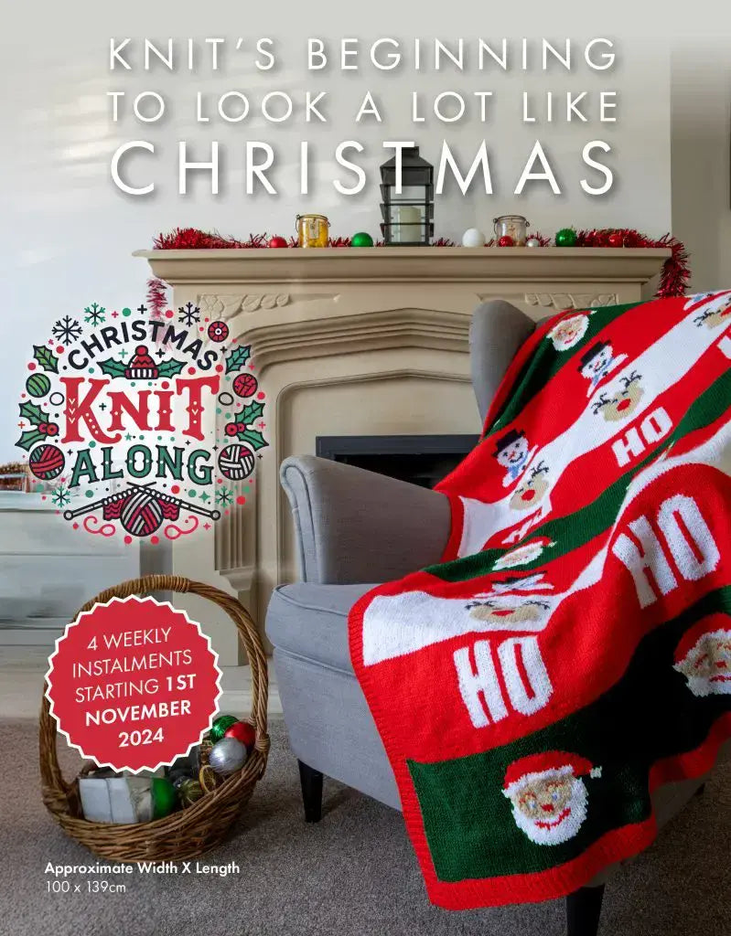 King Cole Christmas Knit Along 2024 Big Value DK Yarn Bundle - Knit ...