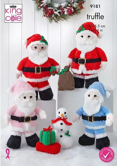 King Cole Truffle DK Santas Pattern 9181 – Littlewoolshop.com