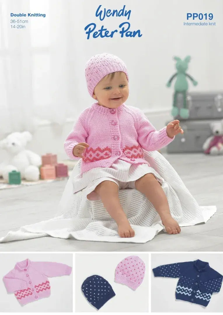 Wendy Peter Pan DK Cardigan & Hats Pattern PP019 – Littlewoolshop.com